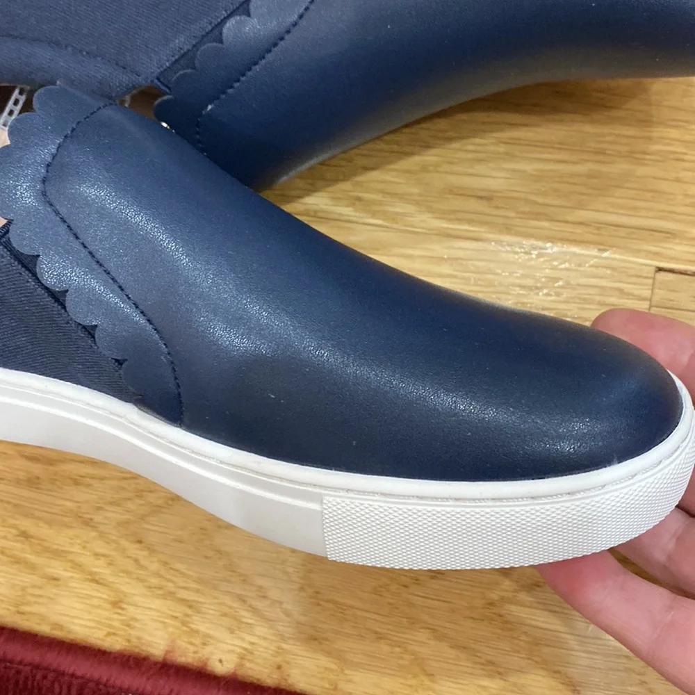 kate spade | Shoes | Kate Spade Navy Blue Slipon Women Sz 8 | Poshmark